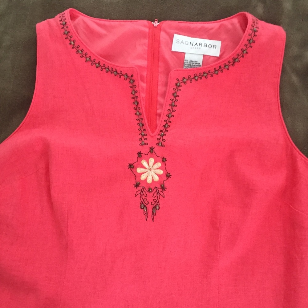Sag Harbor Linen Dress - Gem